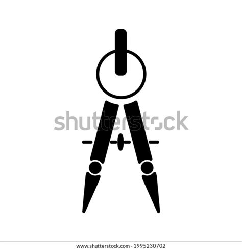 Compass Architect Icons Symbol Vector Elements Stock Vector Royalty