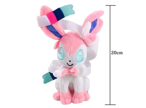 20cm Pokemon Plush Toy Eevee Sylveon Plush Dolls Kawaii Cartoon Stuffed