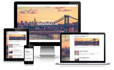 Github Zodiacgtranquilpeak Hexo Theme A Gorgeous Responsive Theme