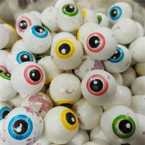 Zed Candy Terror Eyes Bubblegum Gumballs Halloween Bubble Gum Sweets
