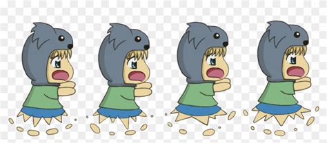 Anime Running Away Chibi