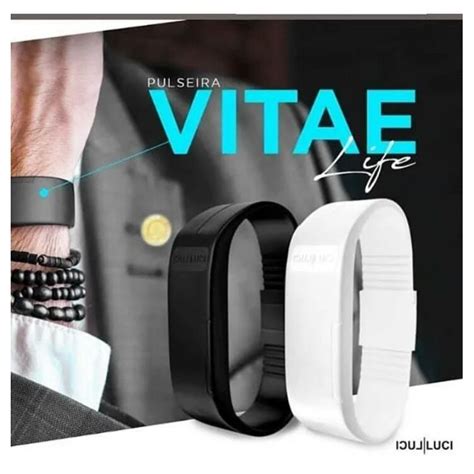 Pulseira MagnÉtica Vitae Life Com Infra Vermelho Longo Luci Luci Preta