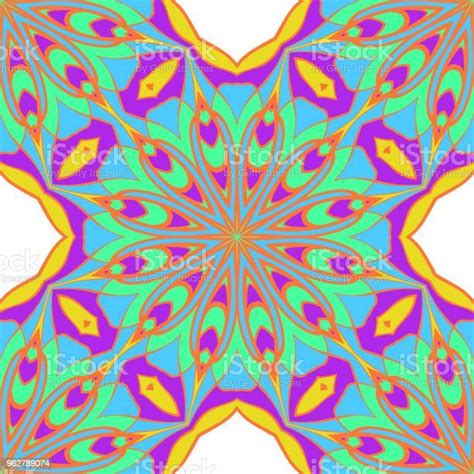 색상 배경에 원활한 꽃 텍스처입니다 디자인 요소입니다 기하학적 패턴입니다 벡터 일러스트입니다 0명에 대한 스톡 벡터 아트 및 기타 이미지 Istock
