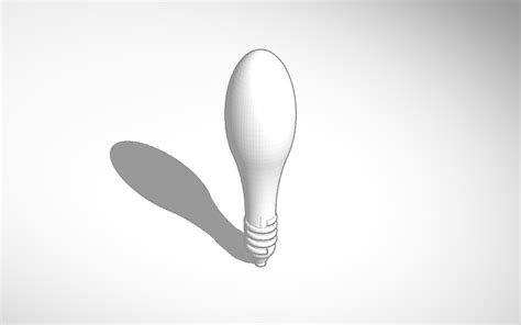 3d Design Copy Of Light Bulb Tinkercad