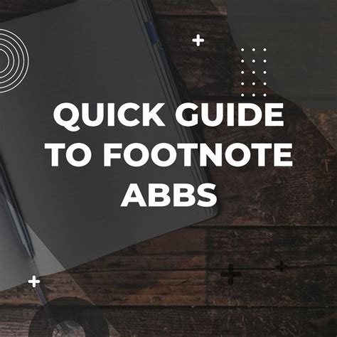 Footnote Abbreviations Your Essential Guide To Clear Academic Writing Adazing