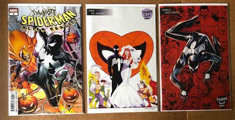 Symbiote Spider Man Alien Reality 1 Variant Lot Nm 2020 Marvel Del