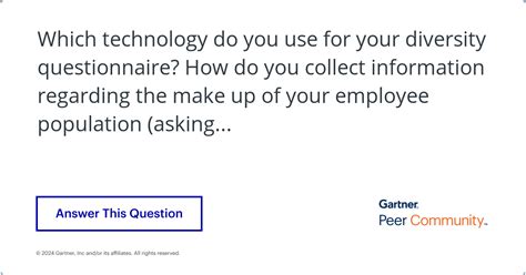 Which Technology Do You Use For Your Diversity Questionnaire How Do