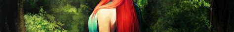 2000x280 Resolution Elf Girl Forest 2000x280 Resolution Wallpaper