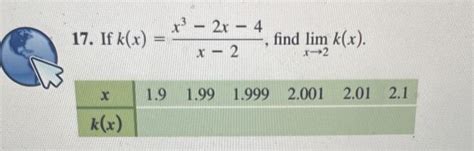 solved 13 explain why limx→2f x in exercise 6 exists but