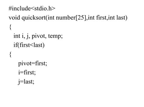 Ds Quick Sort Ppt
