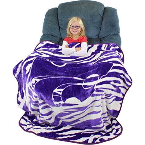 College Covers Kansas State Wildcats Raschel Throw Blanket