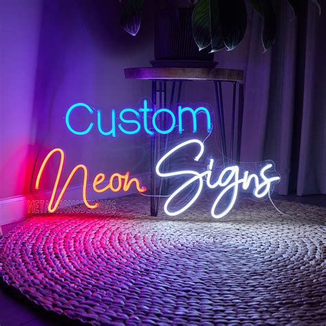 Custom Neon Sign Led Light Wedding Neon Sign Custom Name Etsy