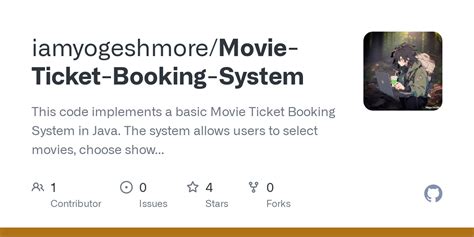 GitHub Iamyogeshmore Movie Ticket Booking System This Code Implements A Basic Movie Ticket