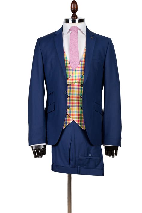 Costum Business Clasic Slim Bleumarin Felix Ramiro