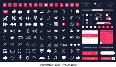 Apps Menu Bar Ui Kit Add Button Over 19 Royalty Free Licensable Stock Illustrations Drawings