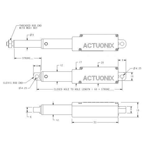 L R Miniature Linear Servos