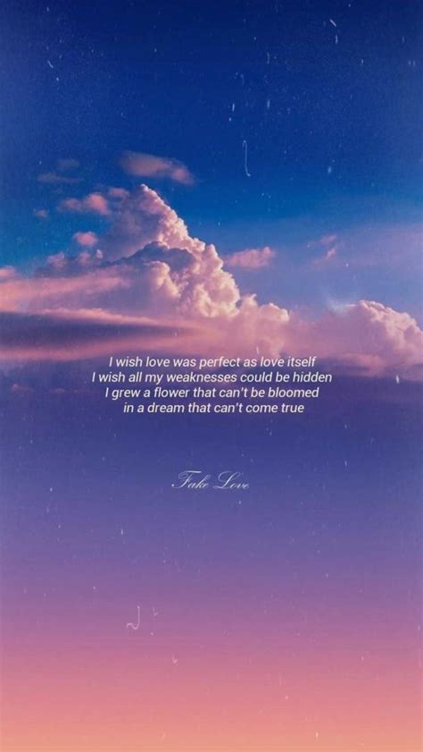 Bts Lyric Quotes Wallpapers Wallpapersafari