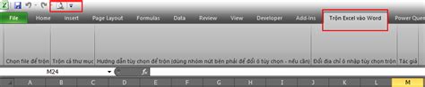 Add In Xlam Trộn Dữ Liệu Excel Vào Word Quản Trị Phát Triển Con