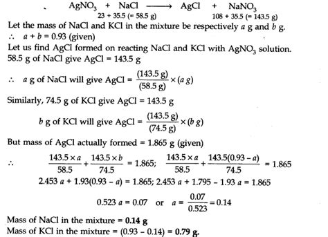 NCERT Solutions For Class Chemistry Chapter Some Basic Concepts Of