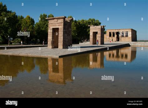 Temple Of Debod Madrid Spain Stock Photo Alamy