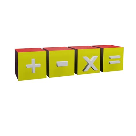 Premium Psd 3 D Illustration Of Cube Mathematics Icon