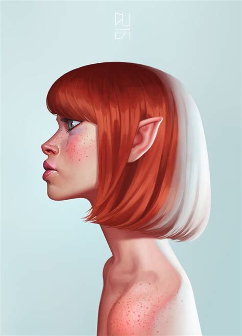 Pixie Portrait By Danielauhlig On Deviantart Portrait Digital