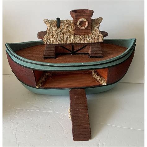 Rare Pete Apsit Holy Herd Noahs Ark Resin Signedstamped Etsy