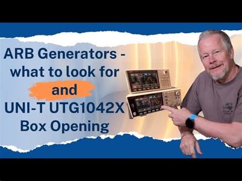 ARB Generators What To Look For And Uni T UTG X MHz Generator Box Opening UTG X