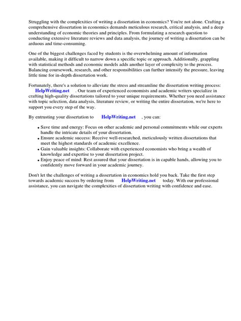 Dissertation Economie Pdf Economics Thesis