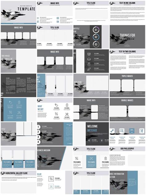 World Fighter Planes Powerpoint Template Professional Infographic Presentation
