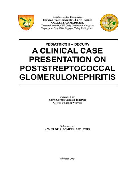 Psgn Manuscript 2024 1 Pdf Hypertension Streptococcus