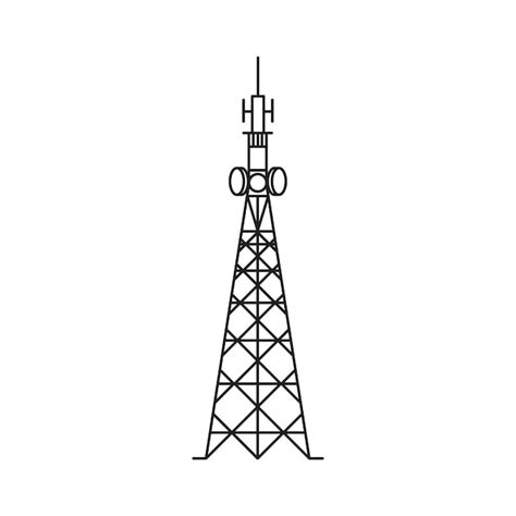 Premium Vector Tower Icon Vector Illustration Design