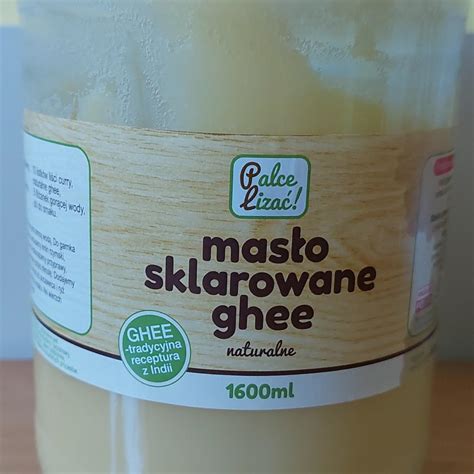 Masło Klarowane Ghee Palce Lizać Kalorie Kj I Wartości Odżywcze