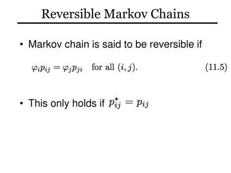 Ppt 11 Markov Chains Powerpoint Presentation Free Download Id138276