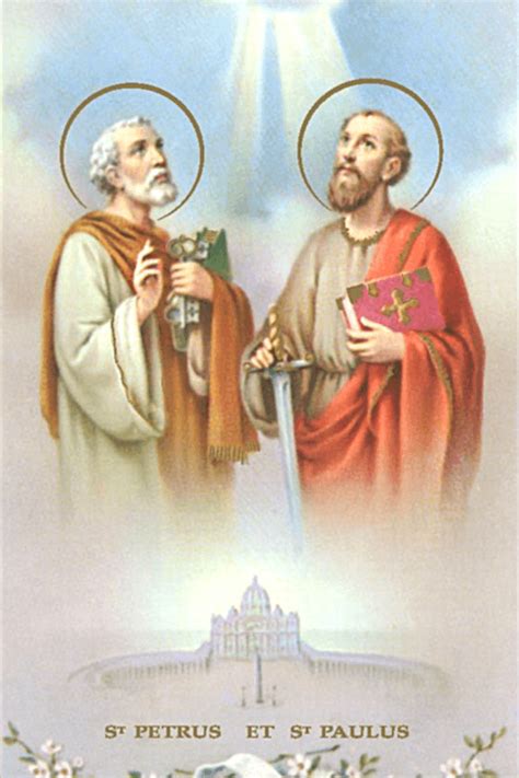 Solemnidad De San Pedro Y San Pablo Gloriosa Domina