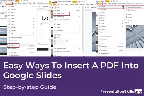 Easy Ways To Insert A Pdf Into Google Slides Presentationskills Me