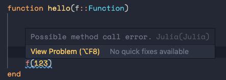 Possible Method Call Error For Function Arguments Issue