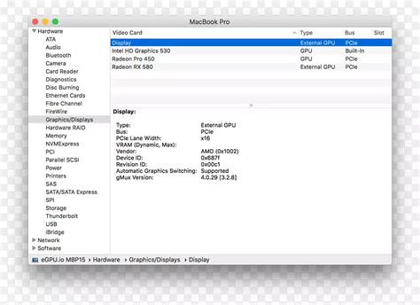 图形卡和视频适配器mac Book Pro Macos图形处理单元 Applepng图片素材下载 图片编号4562414 Png素材网