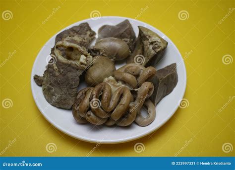 Innards Meat Cow Stock Image Image Of Snack Sapi Food 223997331