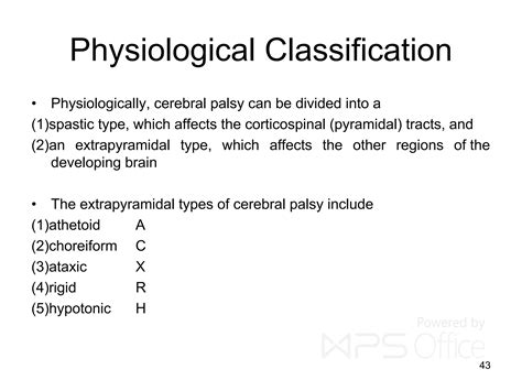 Cerebral Palsy Etiology And Classification Pdf