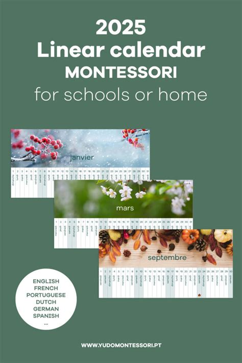 What Is A Linear Calendar Yudo Montessori