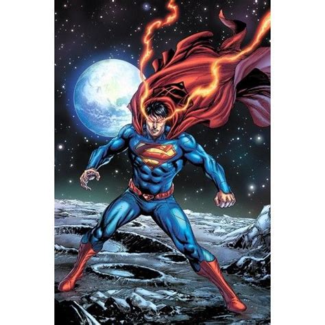Superman Flaming Eyes Comics Poster Superman Art Superman Artwork