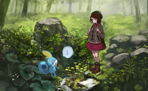 Gloria And Sobble Pokemon And 1 More Drawn By Touchika Danbooru