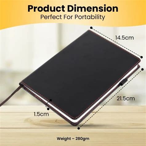 Black Paper Red Stich Foam Notebook For Daily Notes A5 At Rs 130 In