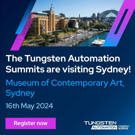 tungsten automation on linkedin tungsten automation summit sydney 2024