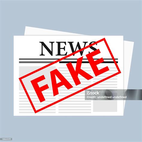 가짜 뉴스 평면 일러스트 신문 허위 정보 보도 벡터 개념에 대한 스톡 벡터 아트 및 기타 이미지 개념 경제 근거리 초점 Istock