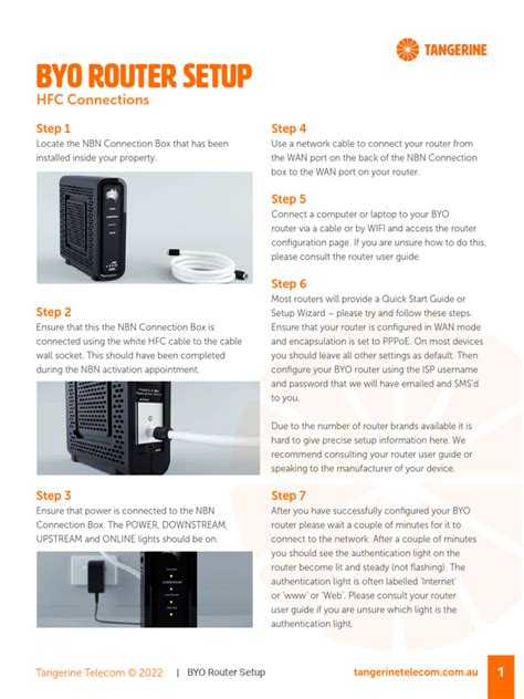 Byo Modem Setup Hfc V2 Pdf Router Computing Computer Network