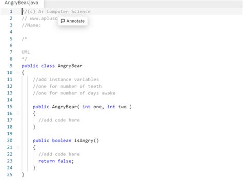 Solved 1 2 1c A Computer Science Aplus Annotate 2