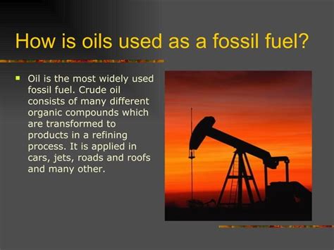 Fossil Fuels Power Point PPT