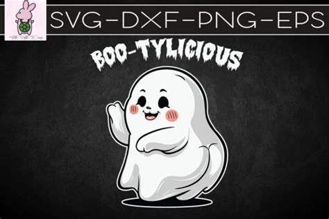 Bootylicious Funny Dancing Ghost Pun Svg Graphic By Turtle Rabbit